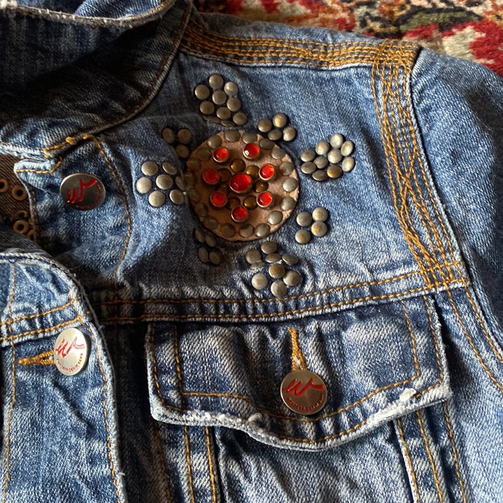 Western Denim Bank Denim Jacket - Gem